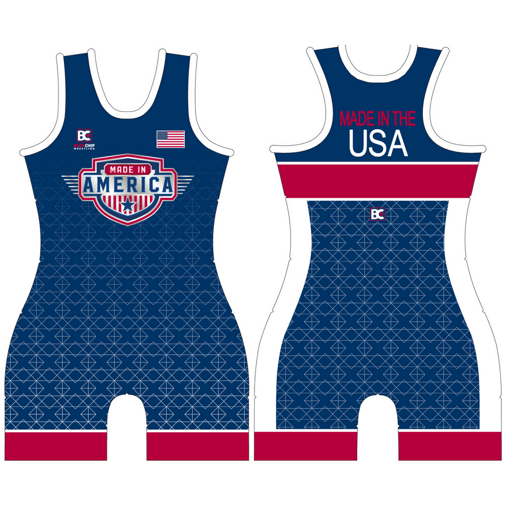 Sublimated Wrestling Singlets - Blue Chip Wrestling