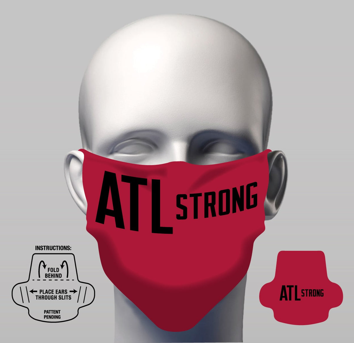 Face Cover - ATL Strong - Blue Chip Wrestling