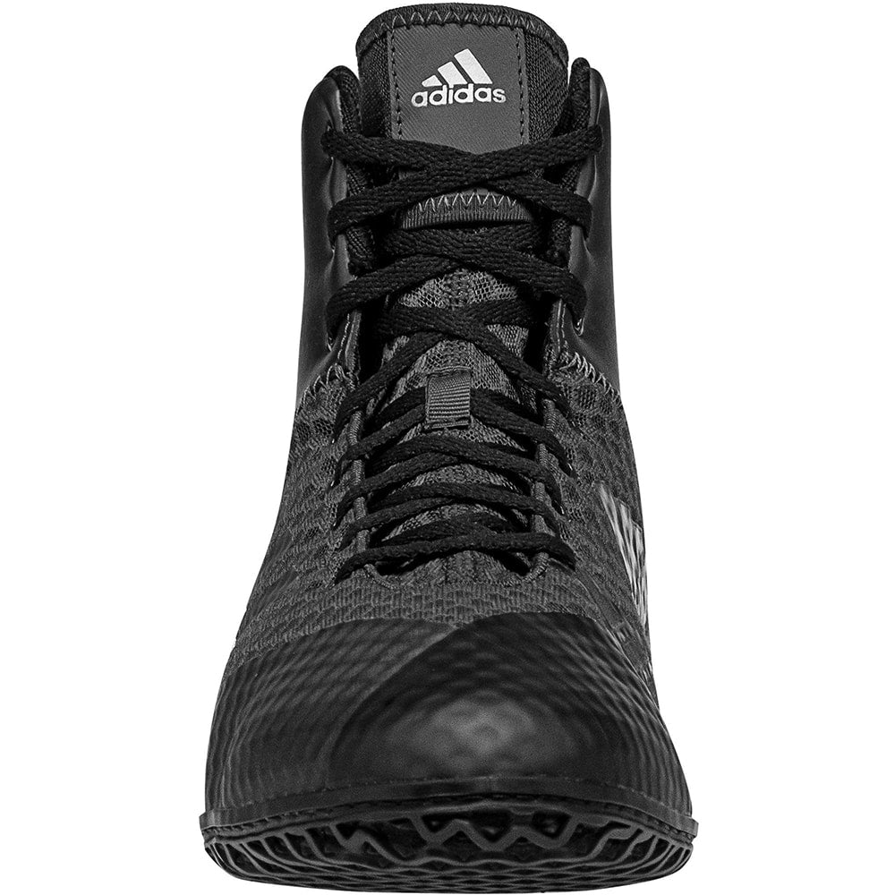 Adidas Mat Wizard 4 Wrestling Shoes (Carbon / Black) - Blue Chip Wrestling
