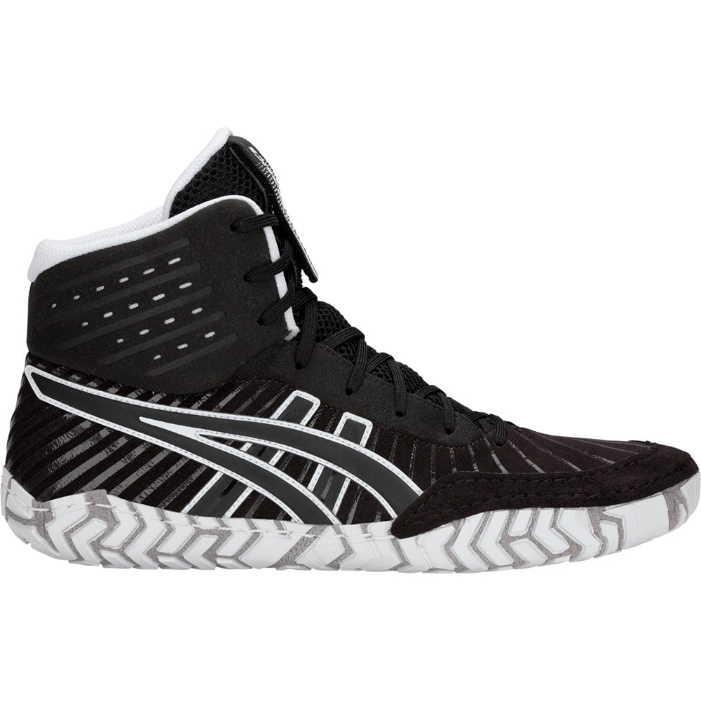 Asics Aggressor 4 (Black / Black) Wrestling Shoes - Blue Chip Wrestling