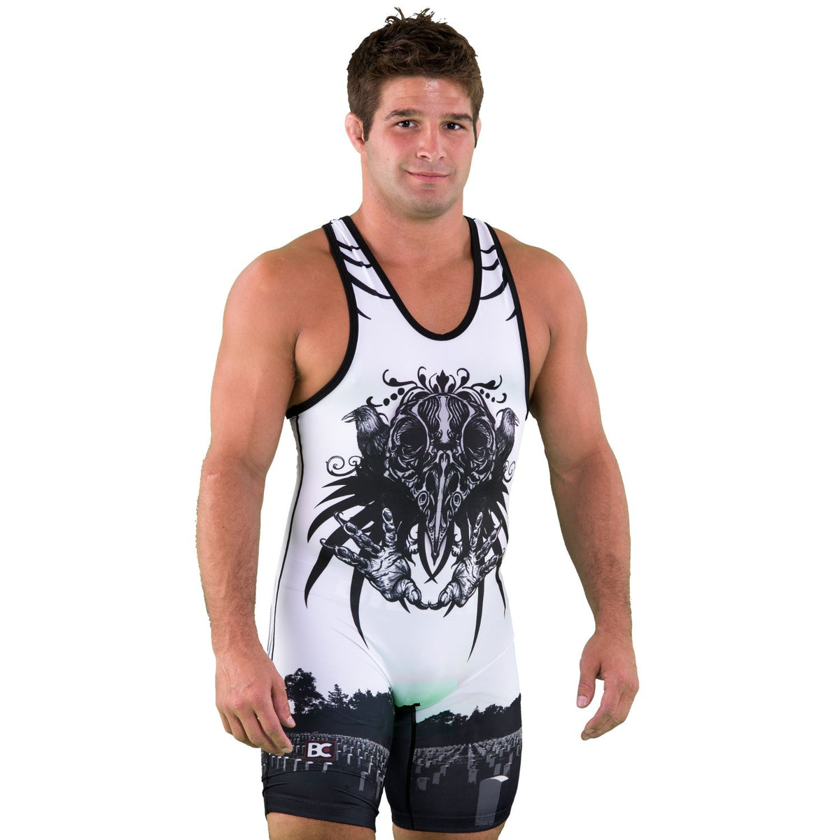 Crow Sublimated Wrestling Singlet - Blue Chip Wrestling