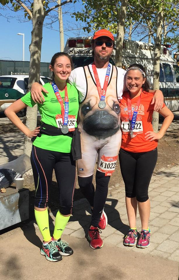 Frank the Pug Sublimated Wrestling Singlet - Blue Chip Wrestling