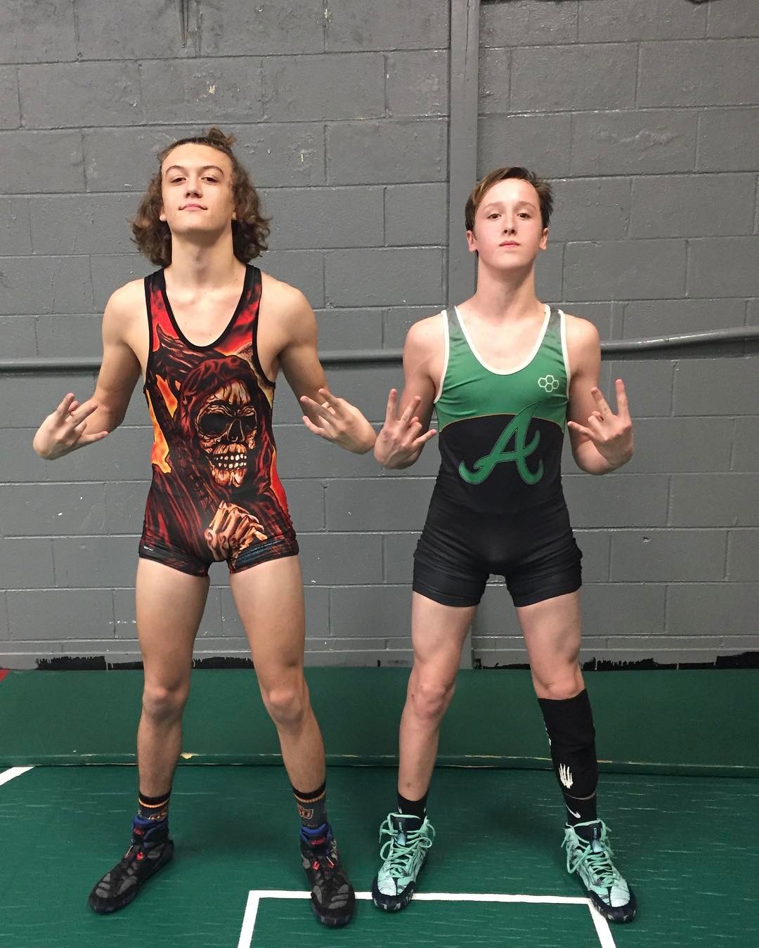 Grim Reaper Sublimated Wrestling Singlet - Blue Chip Wrestling