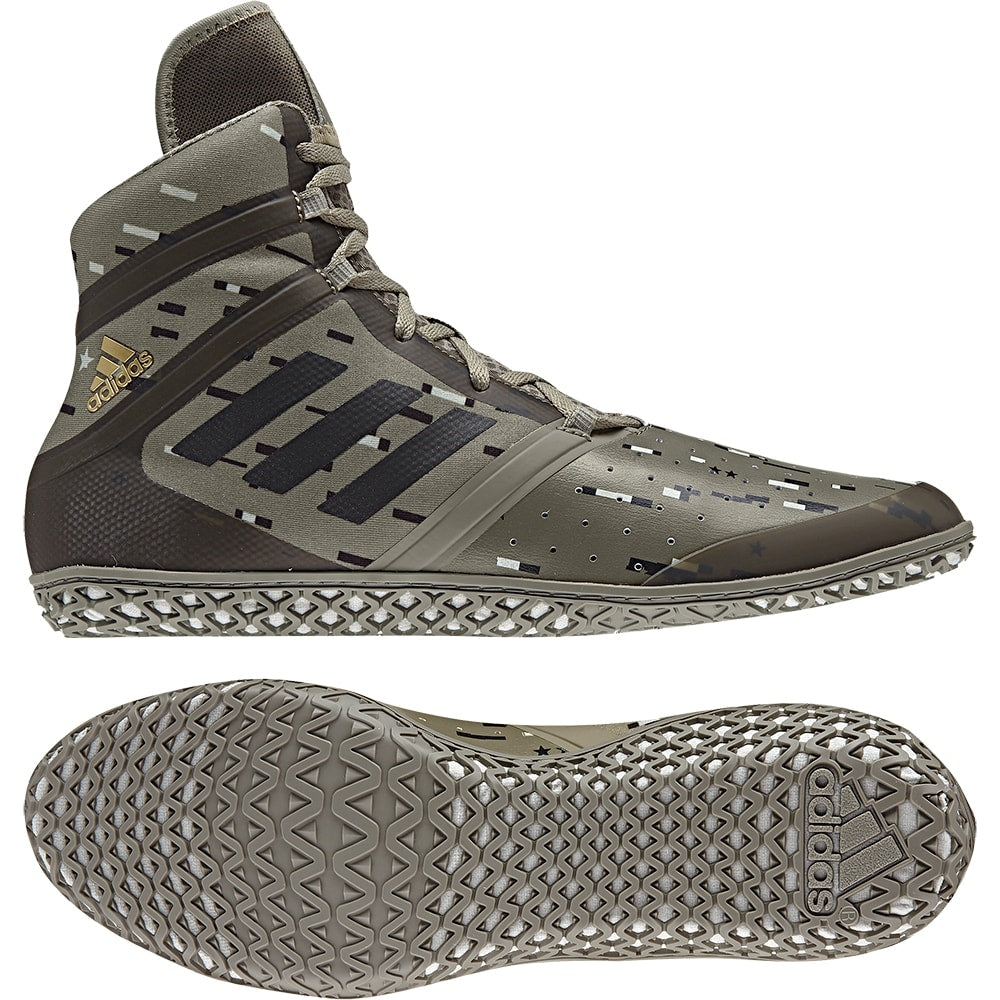 Adidas Impact Wrestling Shoes (Digital Camo Print) - Blue Chip Wrestling