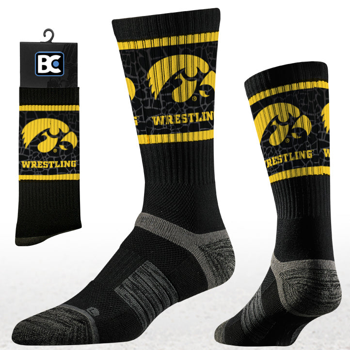 USA Wrestling Grey Performance Socks - Blue Chip Wrestling
