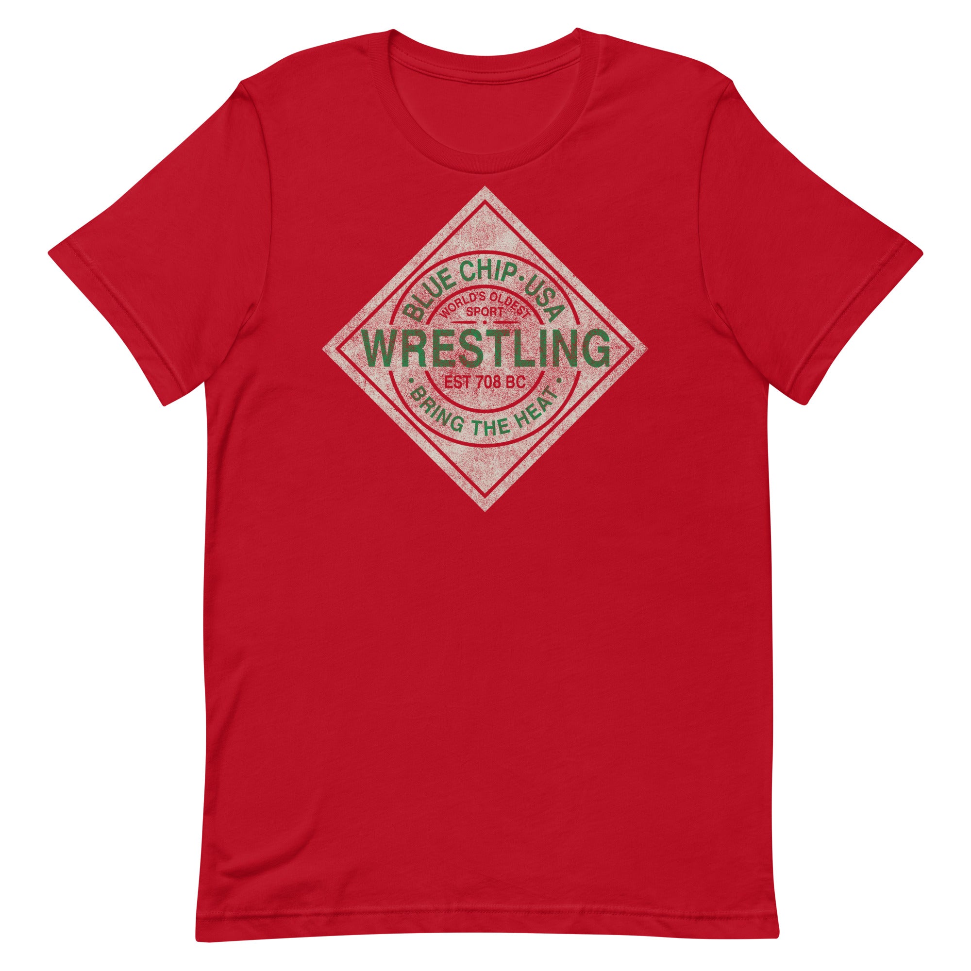Shop for your Rock Paper Wrestle Wrestling T-Shirt - Blue Chip Wrestling