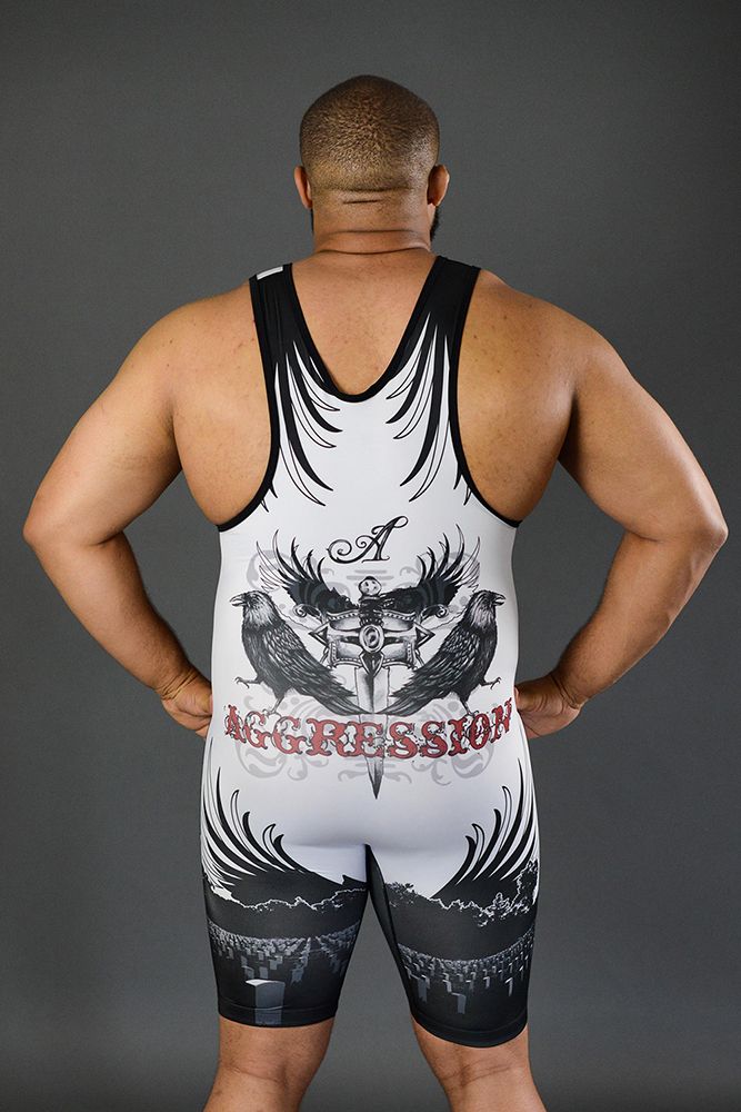 Crow Sublimated Wrestling Singlet - Blue Chip Wrestling